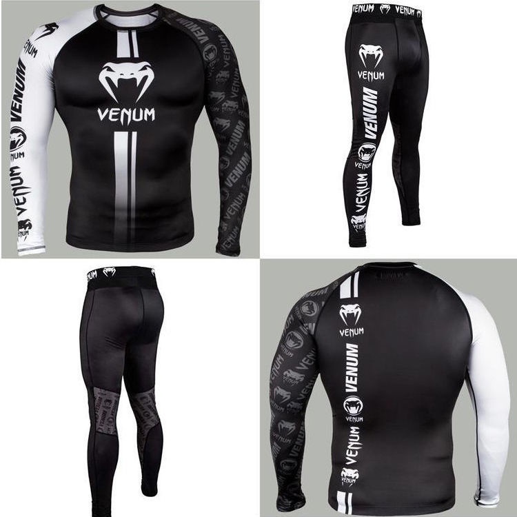 Venom Tights Elastic Quick-Drying Muay Thai Boxing Suit Fitness Men's ...