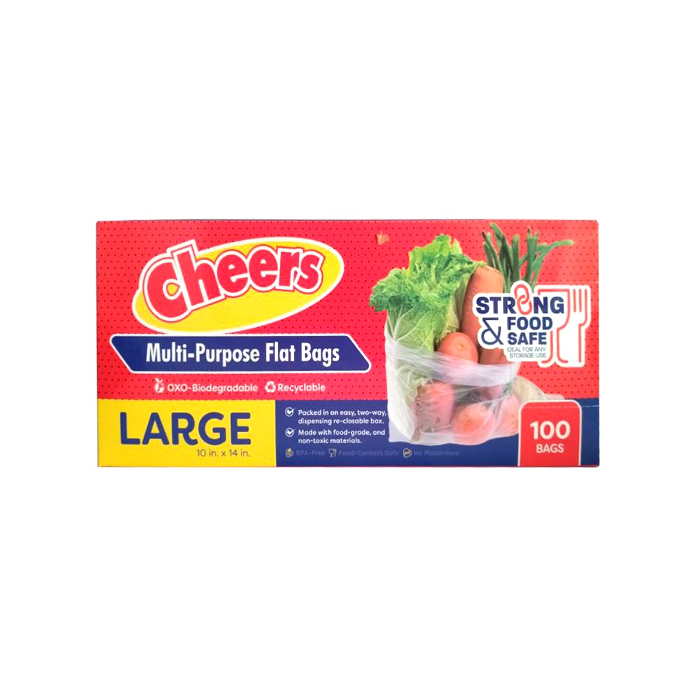 Cheers Multipurpose Flat Bag 100s | Shopee Philippines