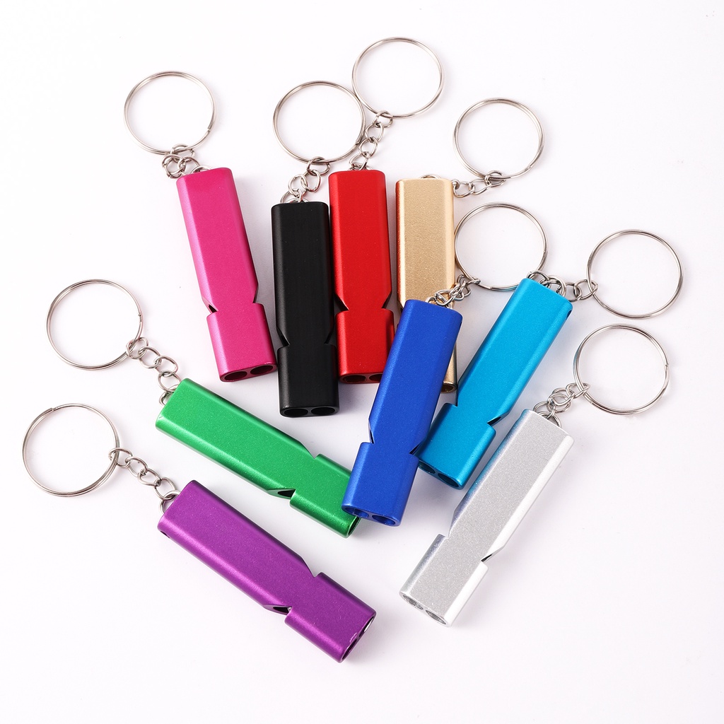 High-sounding Whistle Aluminum Metal Rescue Whistle Survival Whistle ...