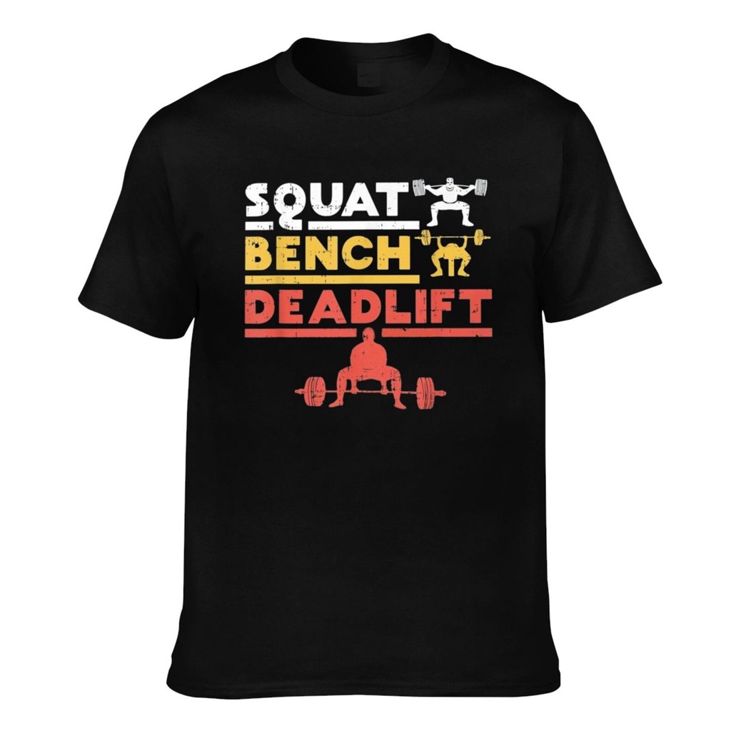 High Quality Powerlifting Squat Bench Deadlift Weightlifting Men T ...