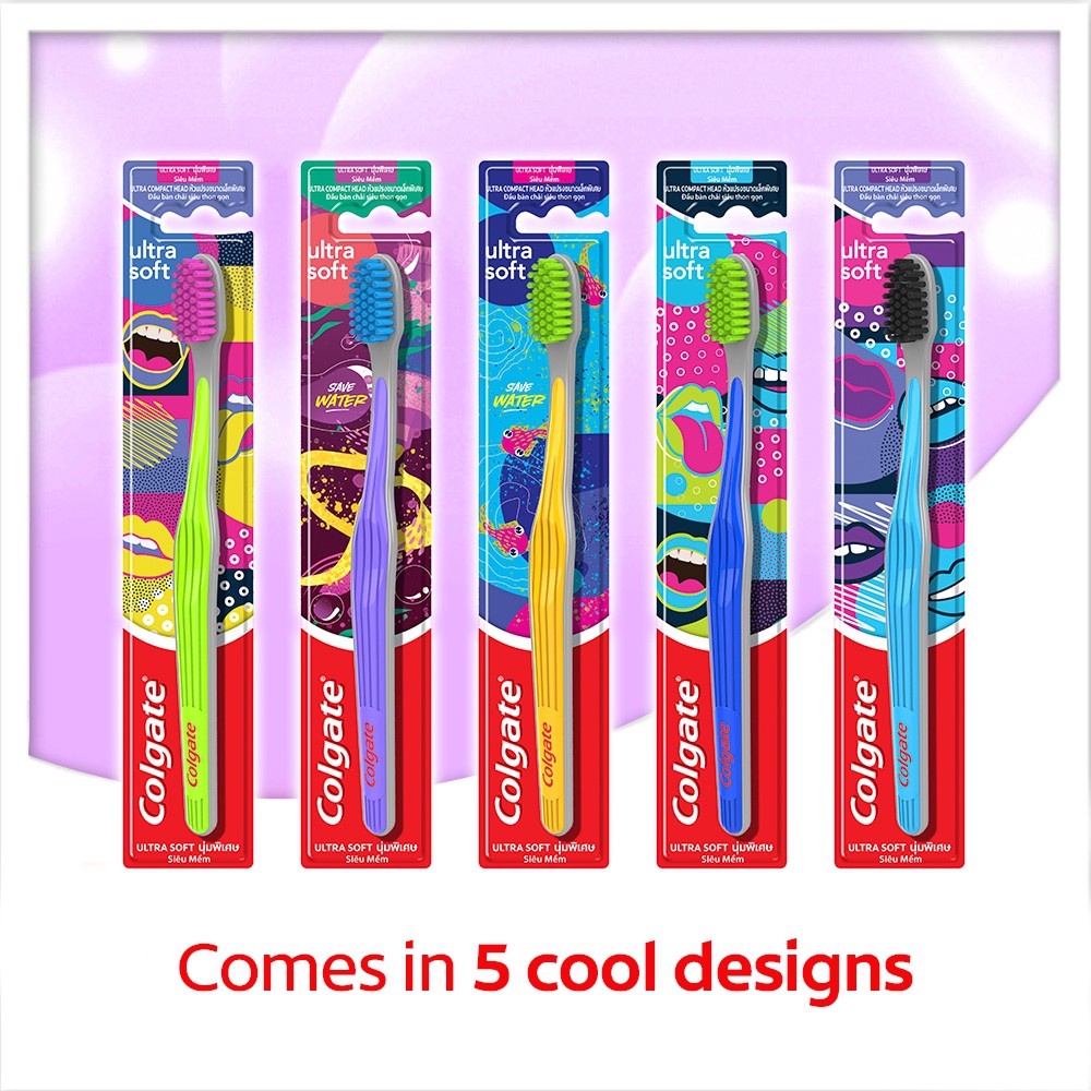 Colgate Smile and Go For Your Dreams! Ultra Soft Toothbrush (Assorted ...
