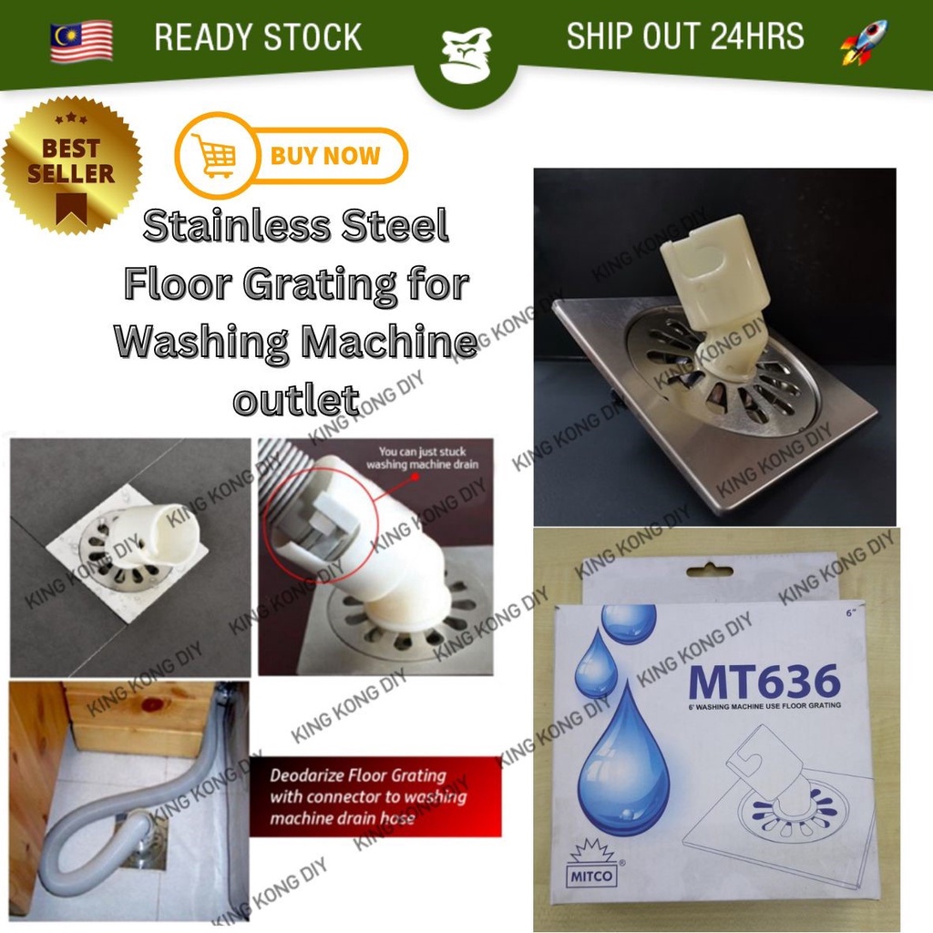 MITCO 6 inch MT636 Quality Stainless Steel Floor Grating Trap with ...