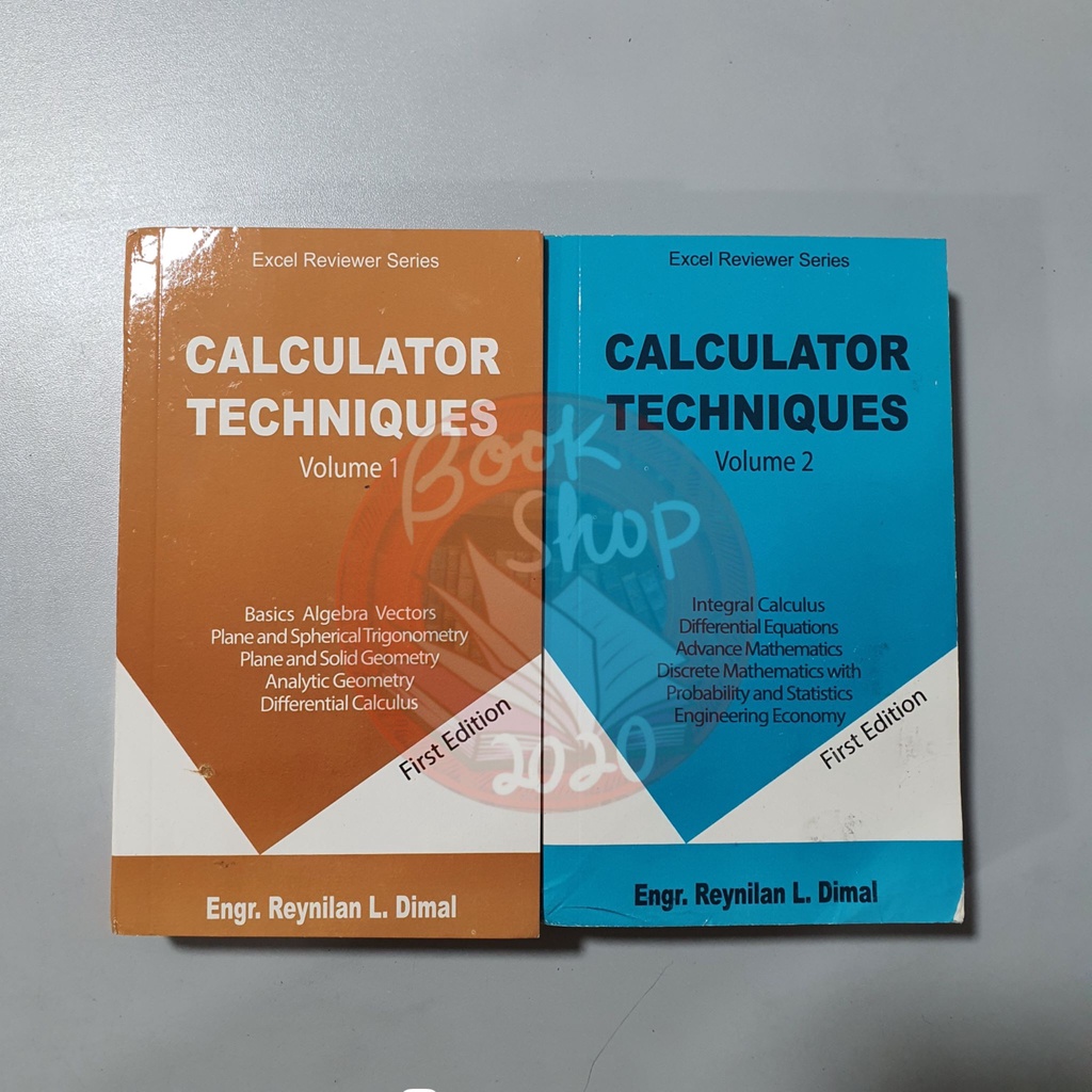 Calculator Techniques volume 1 & 2 (by :Reynilan L.Dimal) | Shopee ...