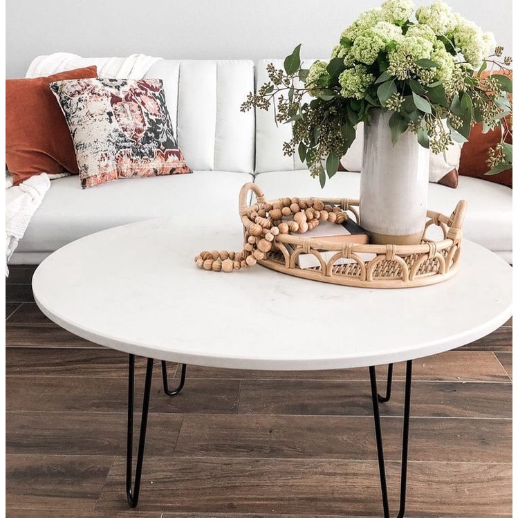Minimalist ROUND TABLE / TERRACE TABLE / LIVING ROOM SIZE 60CM HIGH ...