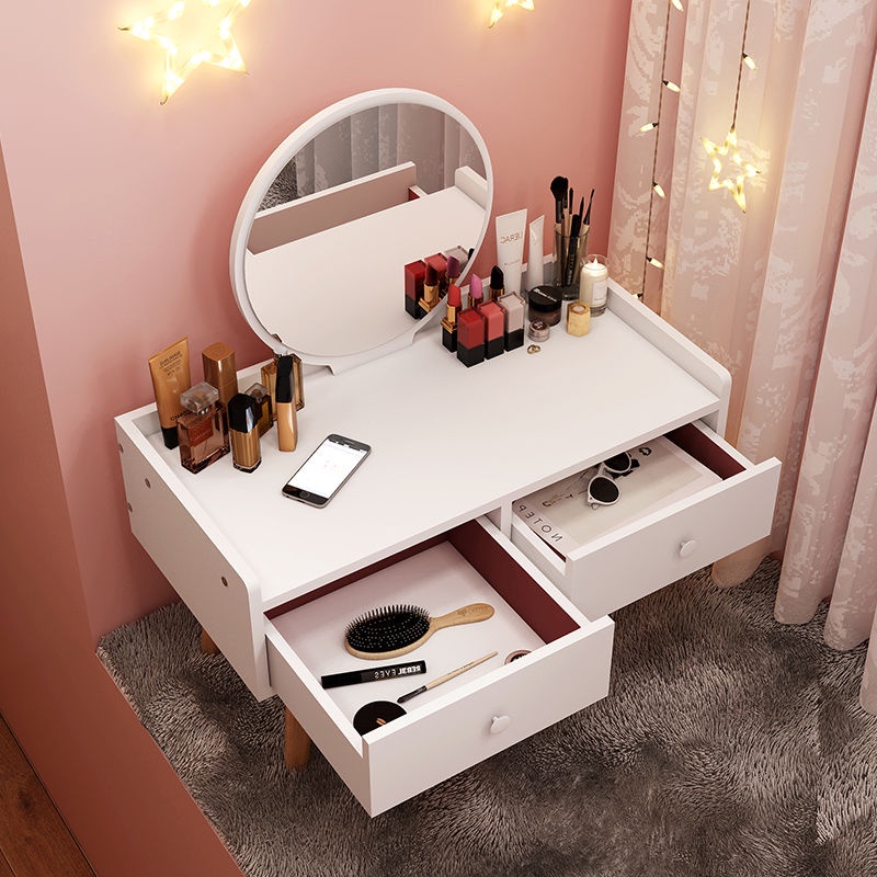 Small Bay Window Simple Dressing Table Small Apartment Rental Bedroom ...