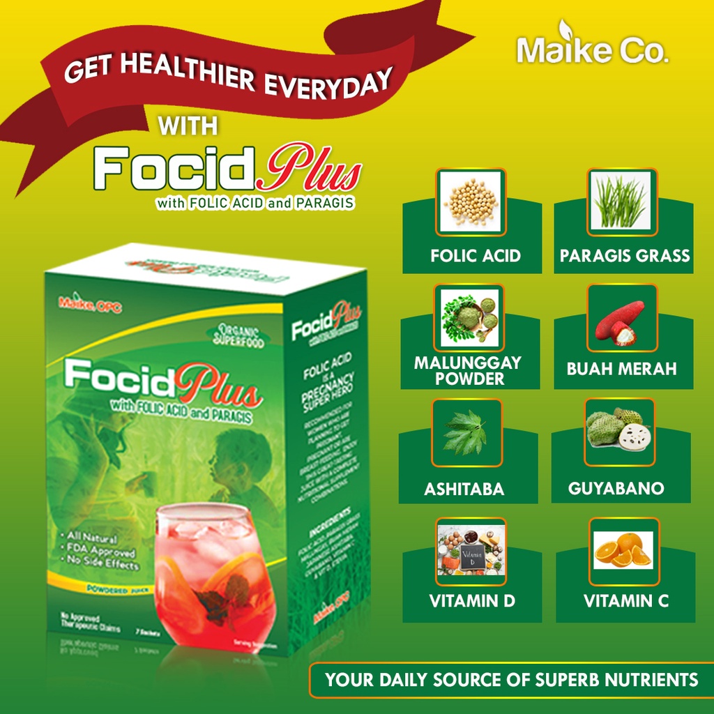 Focid Plus w/ Folic Acid, Hirap mabuntis supplement Paragis for ...