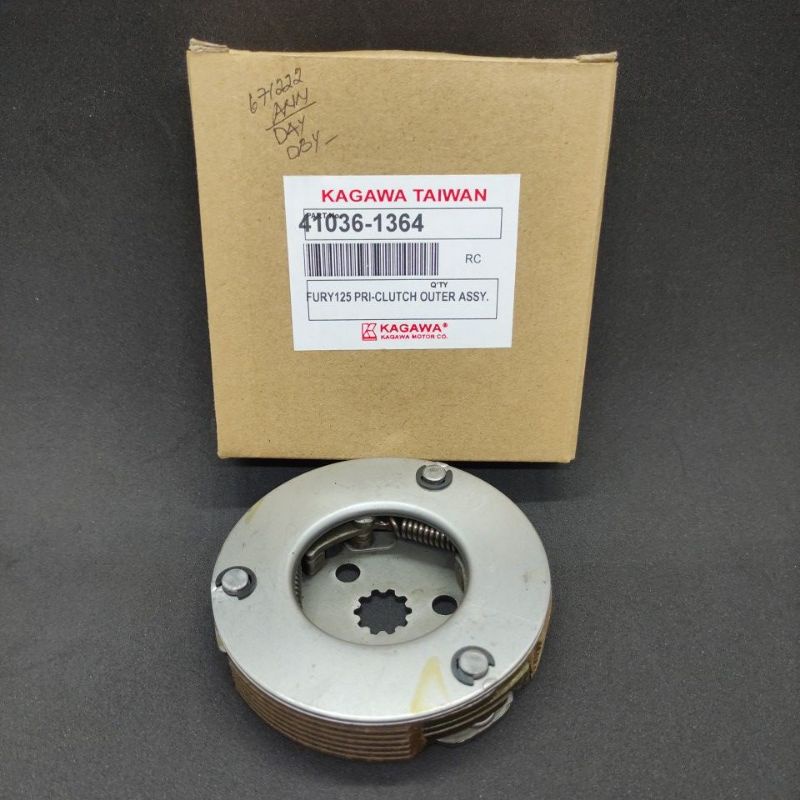 Kawasaki Fury 125 Primary Clutch Shoe Assembly ORIGINAL TAIWAN 41036 ...