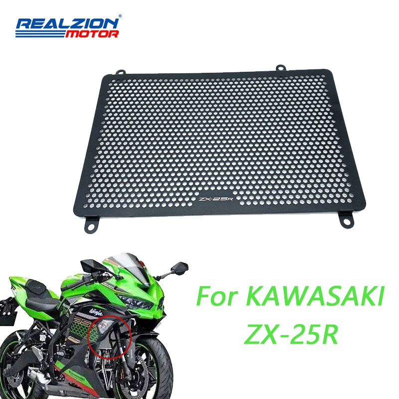 REALZION MOTOR 2022 For Kawasaki ZX-25R ZX4RR Radiator Cover Guards ...