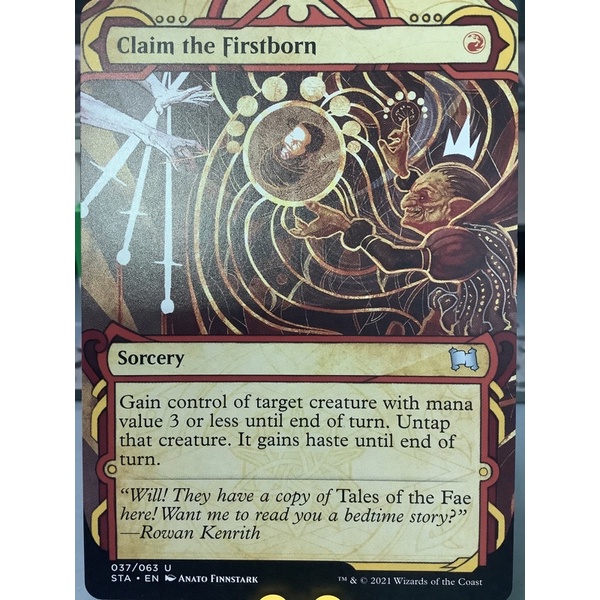 MAGIC: The Gathering - Claim the Firstborn (Strixhaven: Mystical Archives) | Shopee Philippines