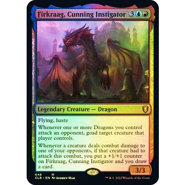 Magic the Gathering Firkraag, Cunning Instigator Commander Legends ...