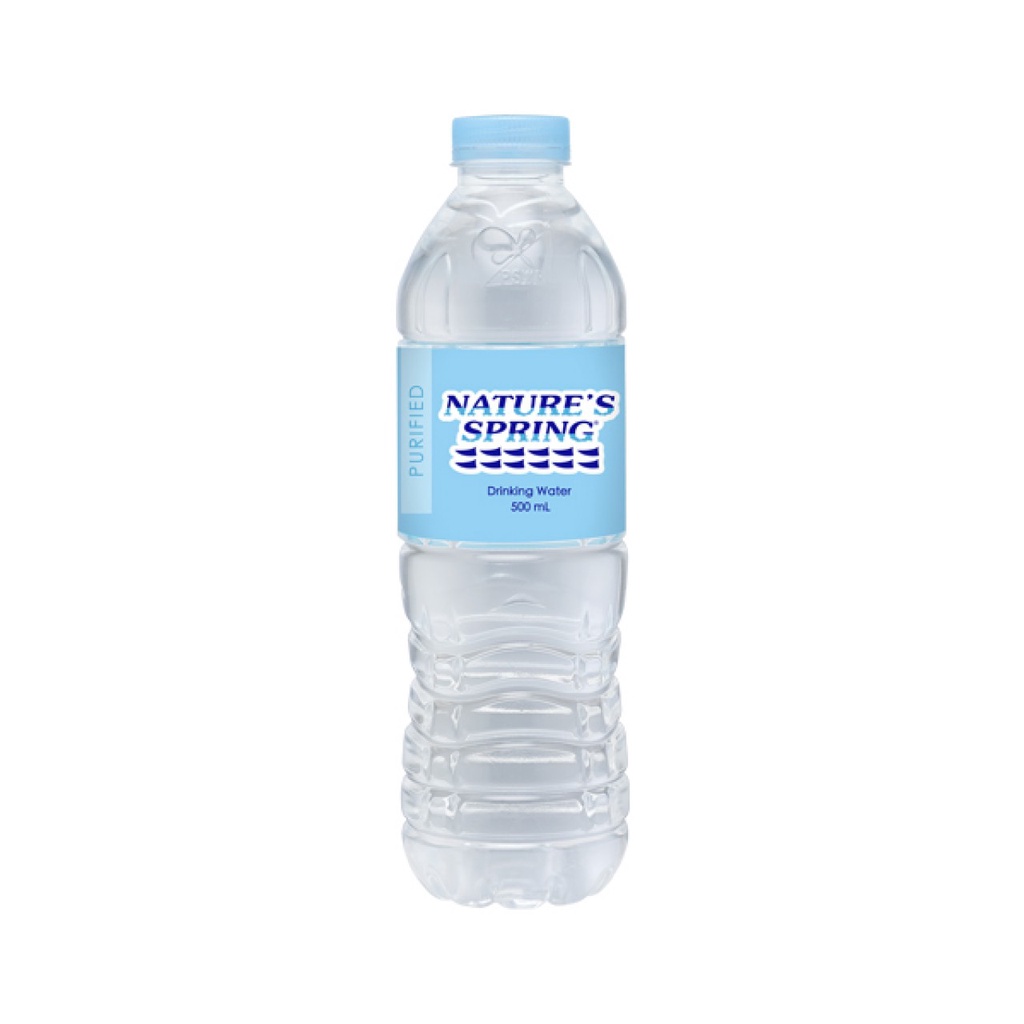 Nature's Spring Drinking Water Purified 500ml | Shopee Philippines