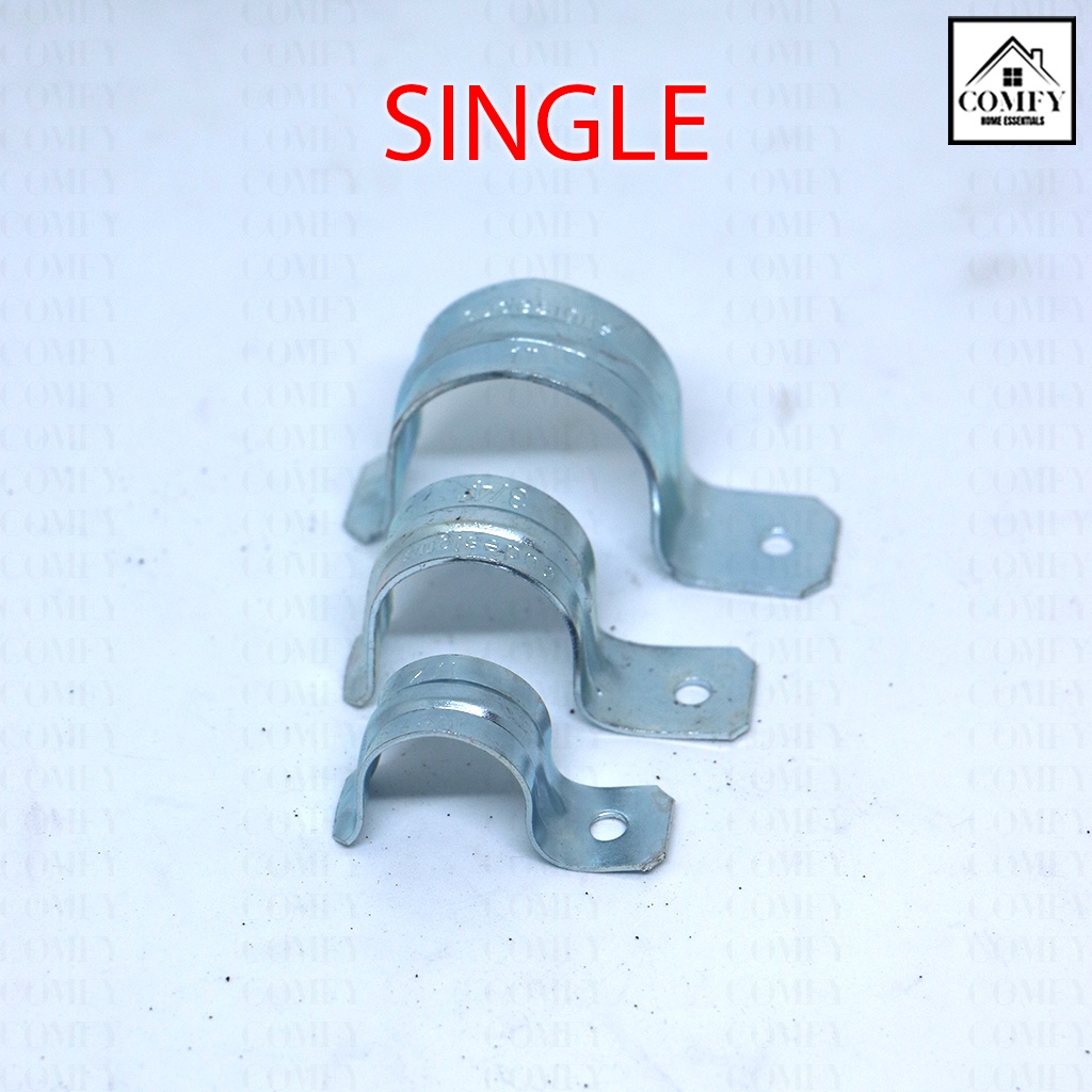 (10PCS/SET) HEAVY DUTY Metal Steel Clamp For EMT IMC RSC Conduit PVC ...