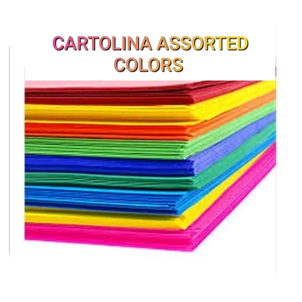 KES Cartolina Light and Dark Color School Supply COD | Shopee Philippines