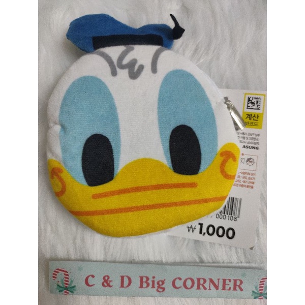 [Daiso Korea] Donald Duck Coin Purse (also available: Daisy Duck ...
