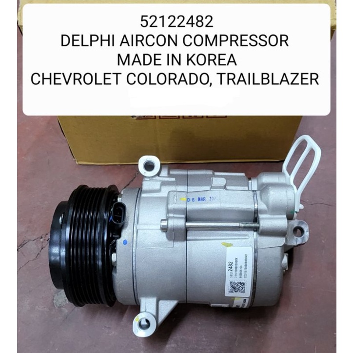 DELPHI Aircon Compressor Chevrolet Colorado, Trailblazer (Made In Korea ...