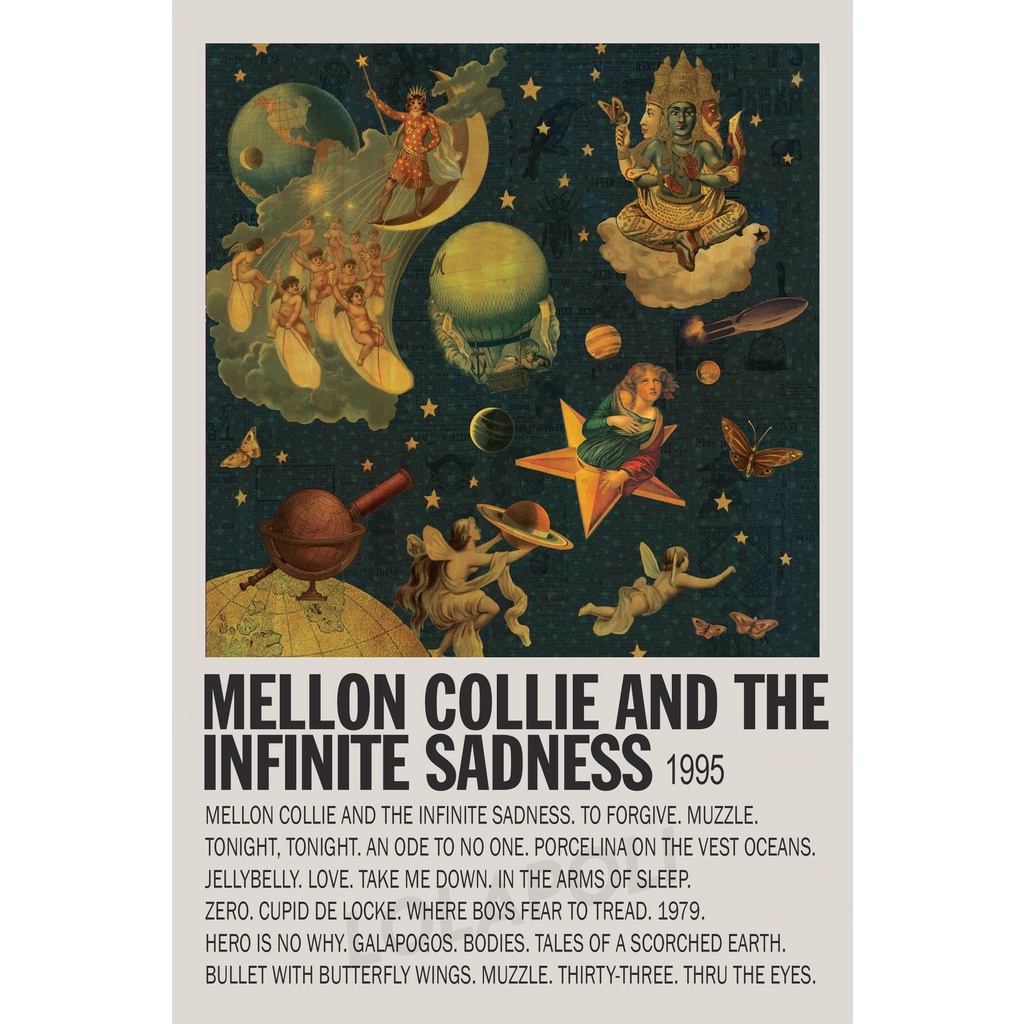 Mellon Collie And The Infinite Sadness Album Cover Poster - The ...