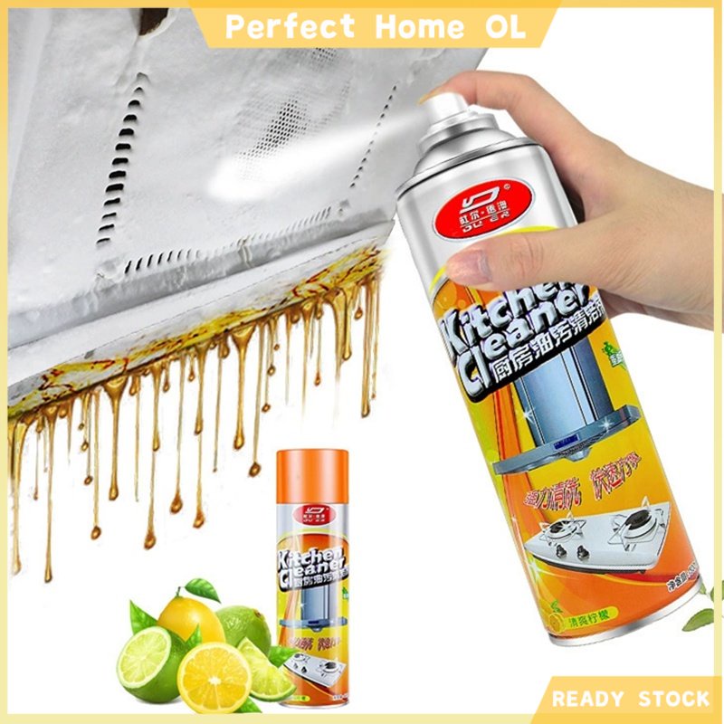 Kitchen Cleaner Spray 500ML Oven Cookware Foam Cleaning Spray Grease ...