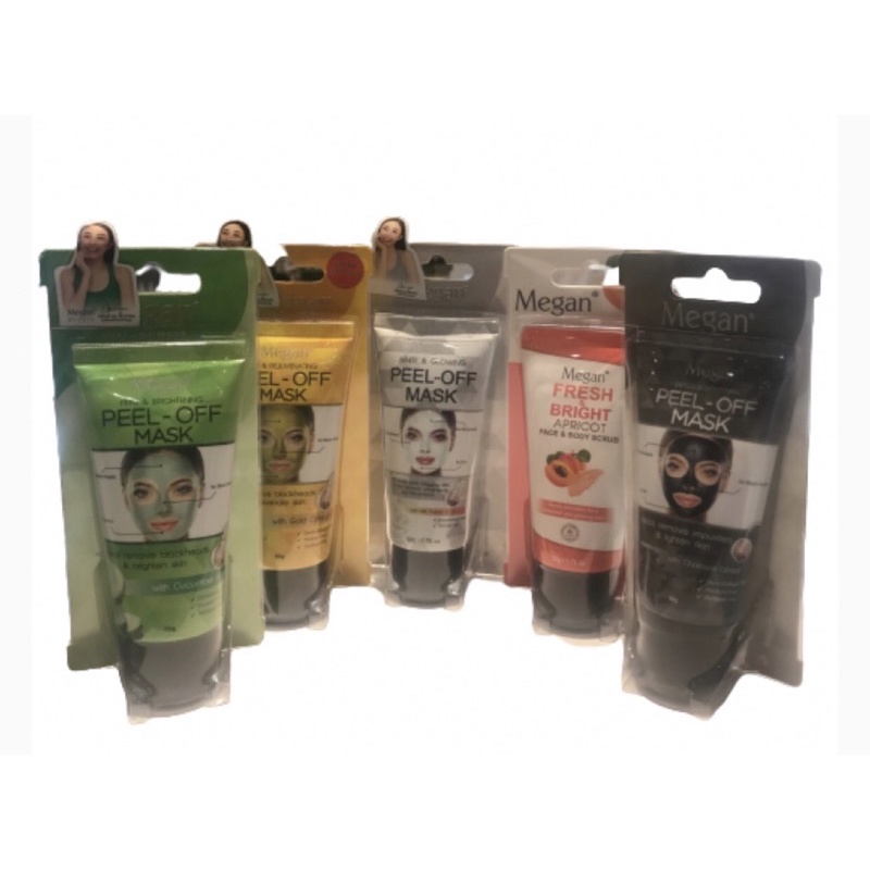 Megan Facial Mask/Fresh and bright apricot Scrub/White and Glowing 50g ...