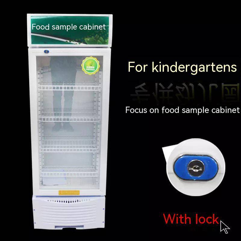 Kindergarten food sample cabinet school canteen kitchen preservation ...