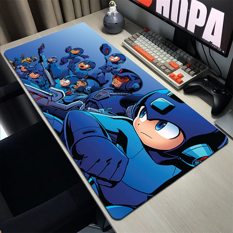 Megaman Desk Mat Mousepad Xxl Gaming Mouse Pad Pc Gamer Accessories ...