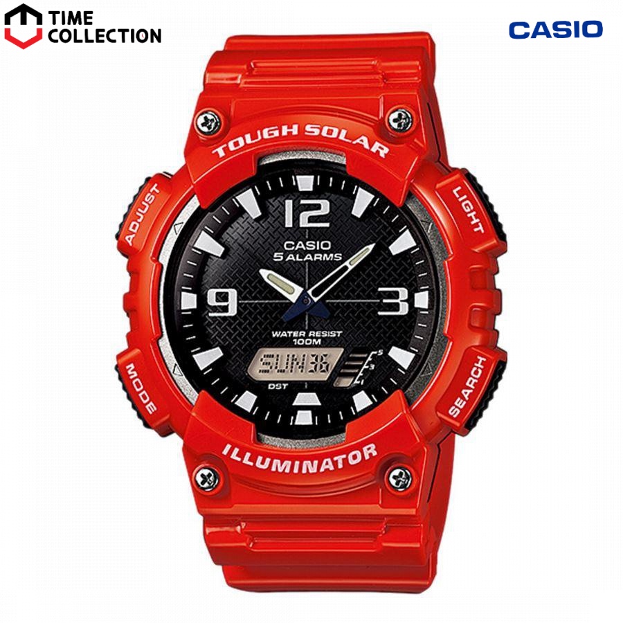 Casio AQ-S810WC-4AVDF Digital Analog Rubber Strap Solar Watch For Men | Shopee Philippines