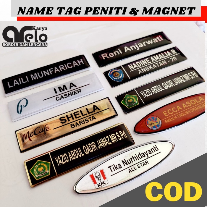 Nameplate name tag name tag name Chest Safety Pin Acrylic Stainless ...