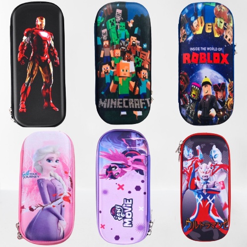 Pencil Box Roblox Minecraft Frozen EVA student Cartoon Pensil Case ...
