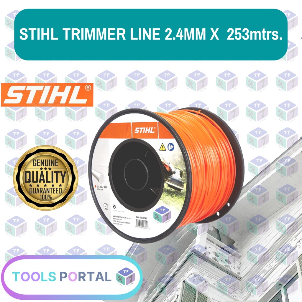 Stihl Trimmer Line 2.4mm x 253mts. Orange (Round) (SOLD PER ROLL ...