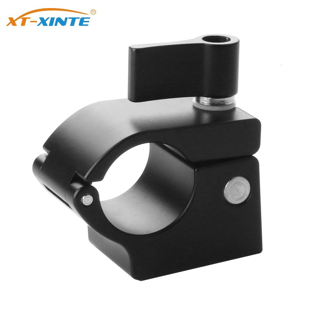 XT-XINTE 25mm/22mm Single Rod Clamp with Cold Shoe 1/4 3/8 Thread for ...