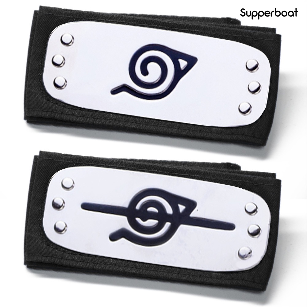 SUP-Naruto Konoha Logo Forehead Headband Protector Headgear Turban ...