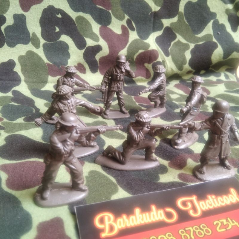 Army Action Man WWII D-Day British Infantry Plastic Army Men Old School ...