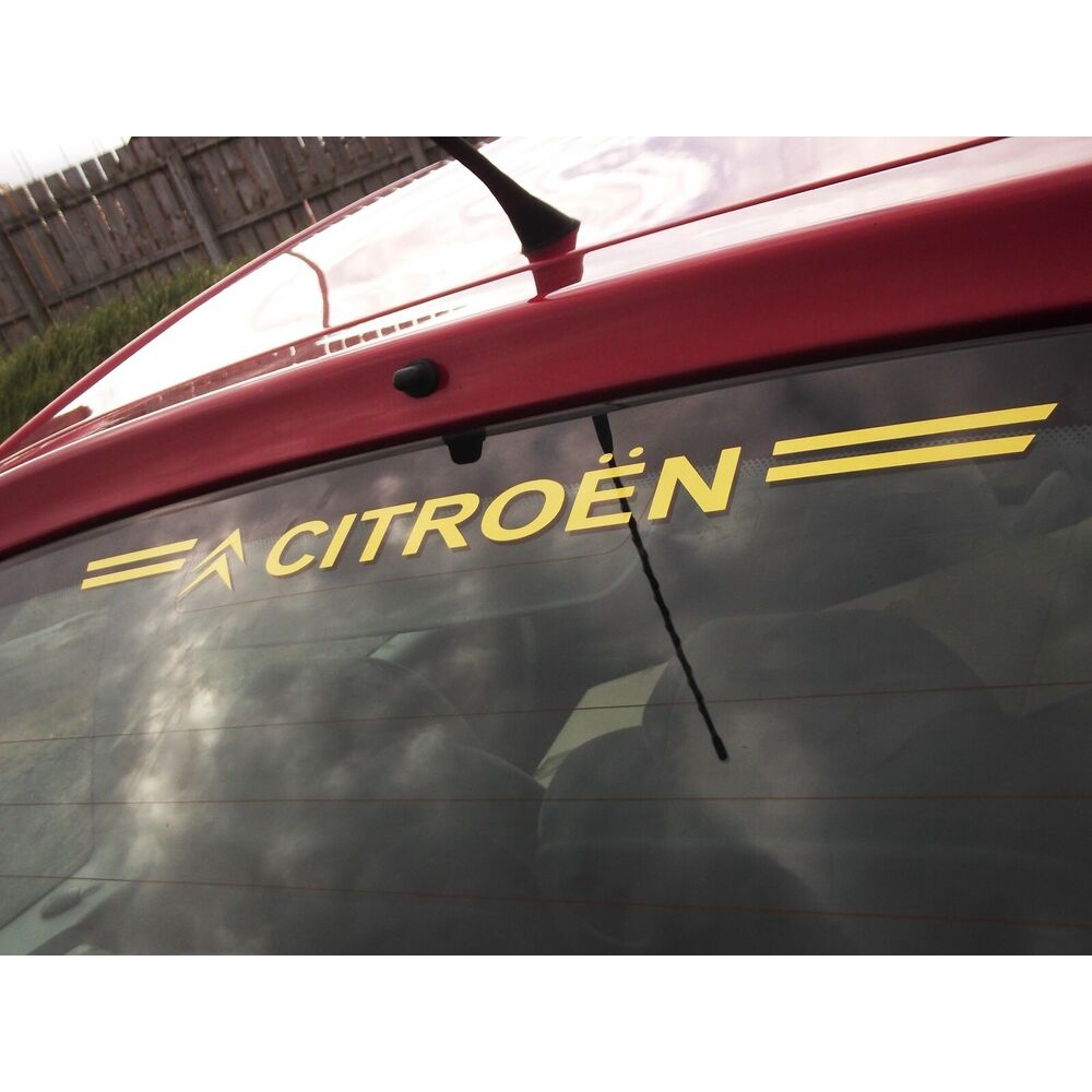 CITROEN rear screen Sticker Decal x 2. Choice of colours | Shopee ...