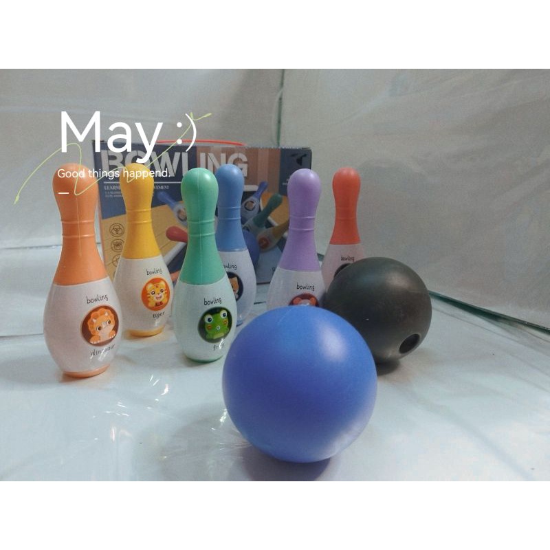 kidsneed Bowling Set for kids Playing Indoor Sports Toddler for Gifts ...