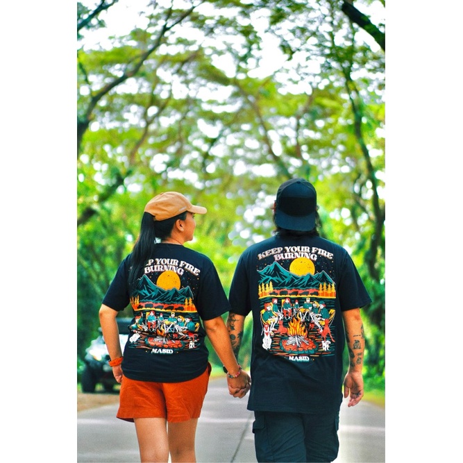 men and women t shrit MASID v7 KEEP YOUR FIRE BURNING by Geo Ong ...