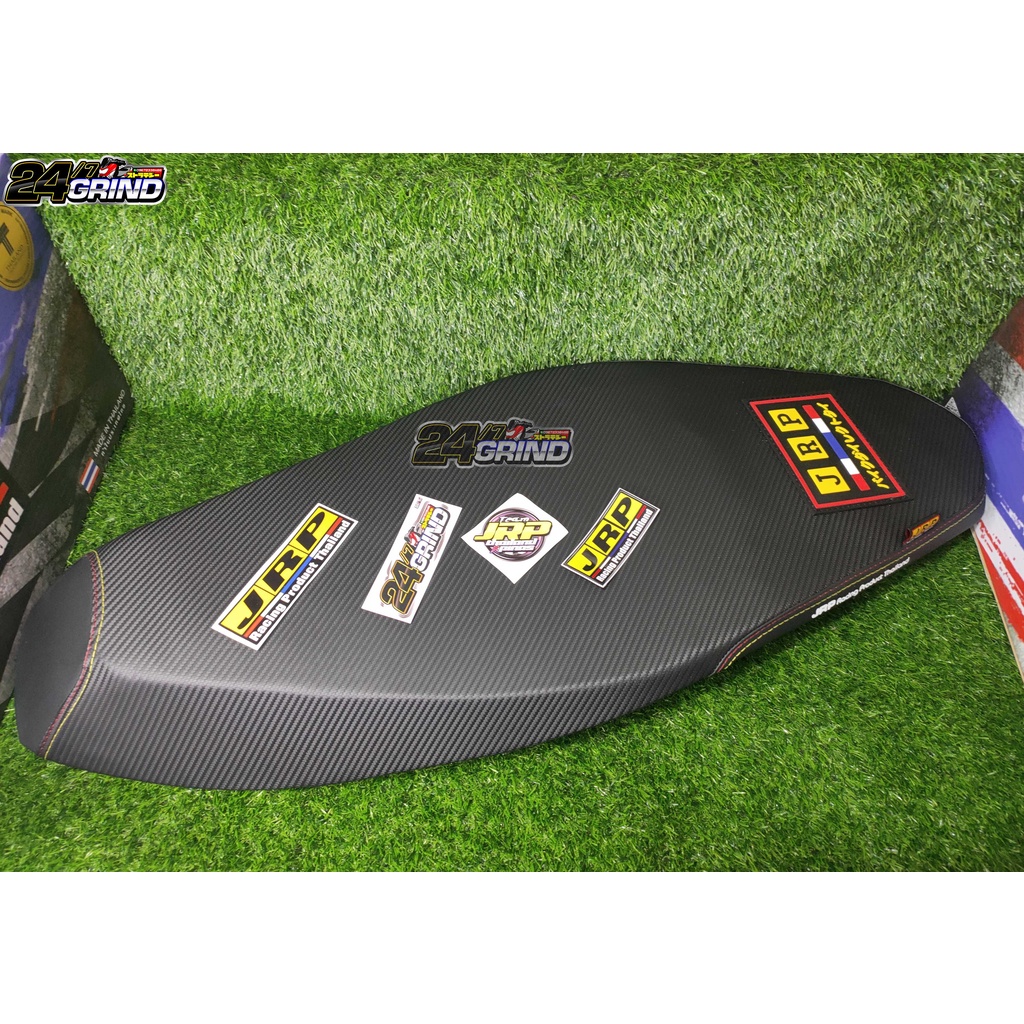 JRP FLAT SEAT HONDA PCX 160 / PCX 150 DRY CARBON NEW RUBBERIZE LOGO ...