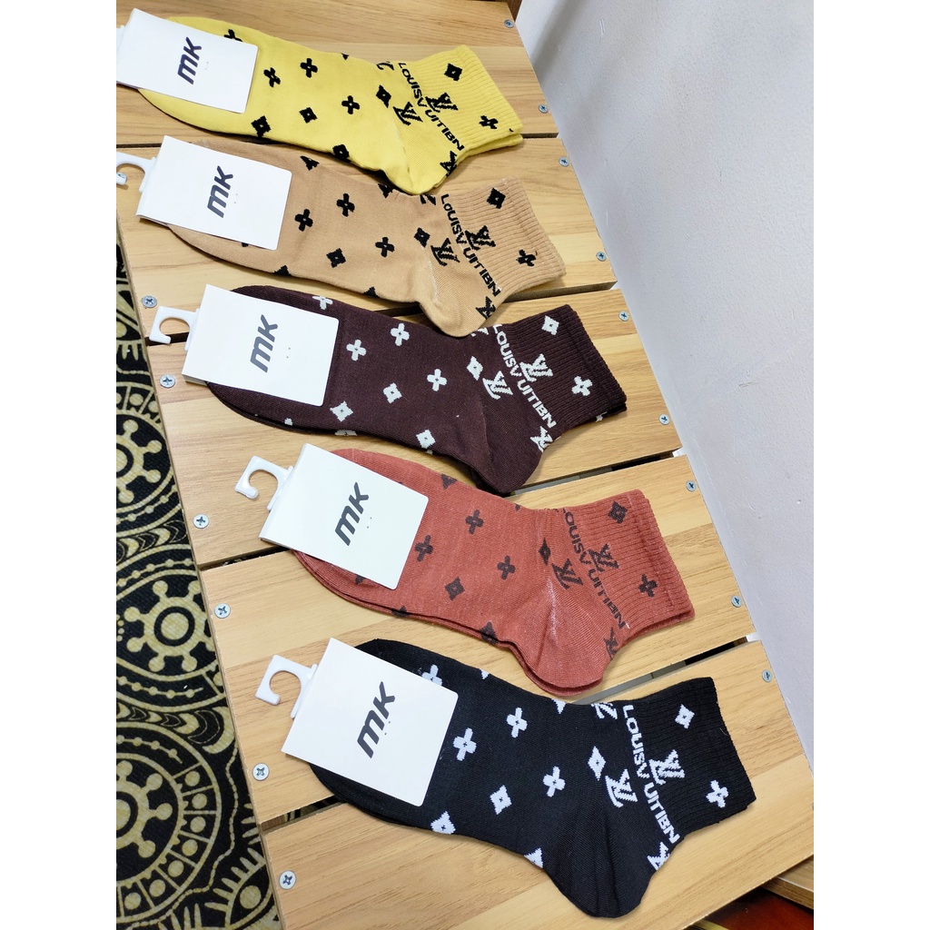 Lv socks for men and women, 24cm, sporty style, unisex[Go Vap/Hoo Toc ...