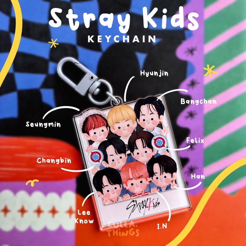 Stray KIDS merch/skz/keychain sticker sheet | Shopee Philippines