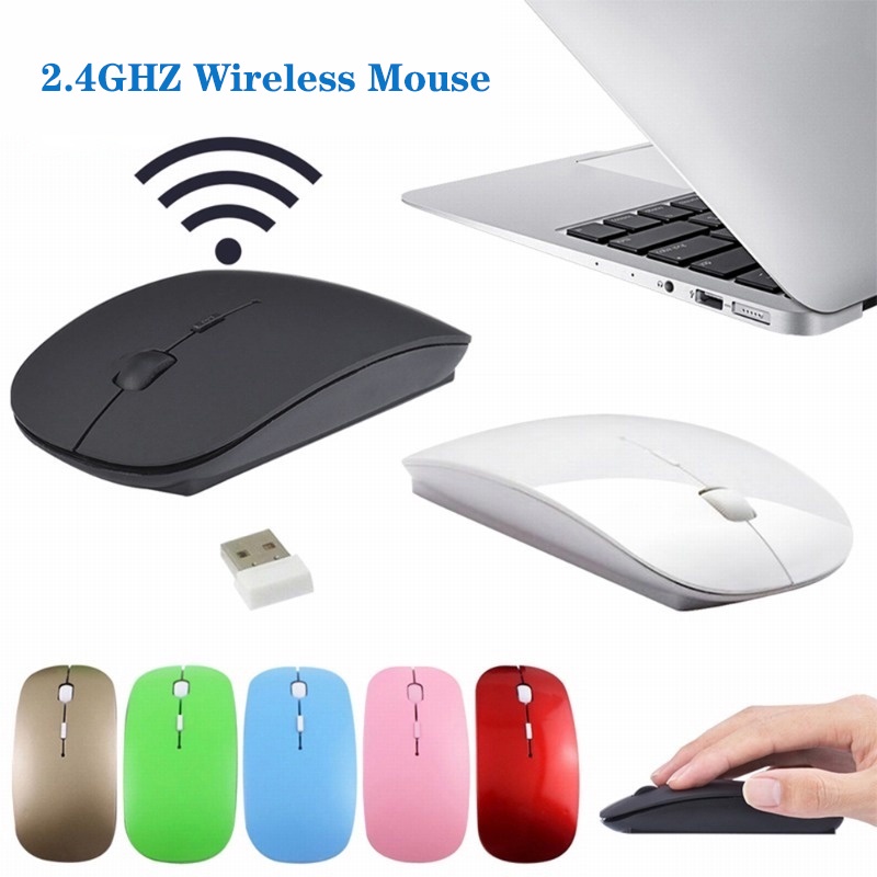 Gaming Mouse New 1600 DPI USB Optical Wireless Computer Mouse 2.4G ...