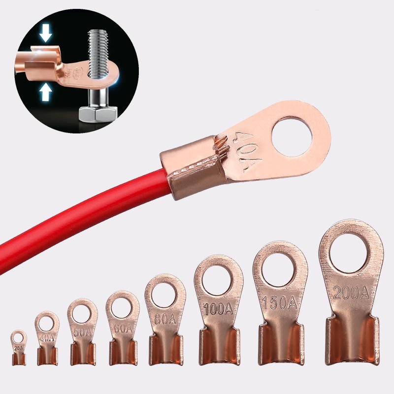 OT Type Copper Open Connecting Nose Cable Connector Terminal Crimping ...