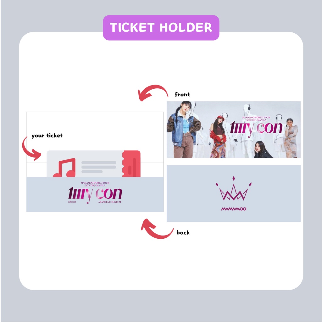 Mamamoo My Con Concert Ticket Holder / Envelope | Shopee Philippines