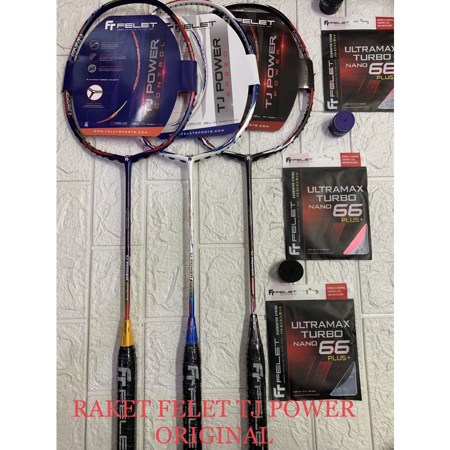 ORIGINAL FELET TJ POWER TJPOWER SPEED CONTROL POWER Badminton Racket ...