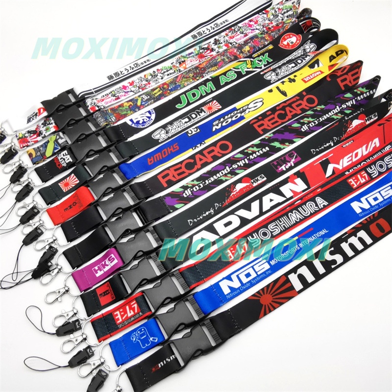 Lots of styles Bride/SPOON/HKS/NISMO/MUGEN Racing Cellphone Lanyard JDM ...