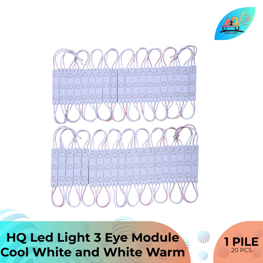 HQ Led Light 3 Eye CircleModule Cool & Warm White 1.45Watts 12V ( 1 ...