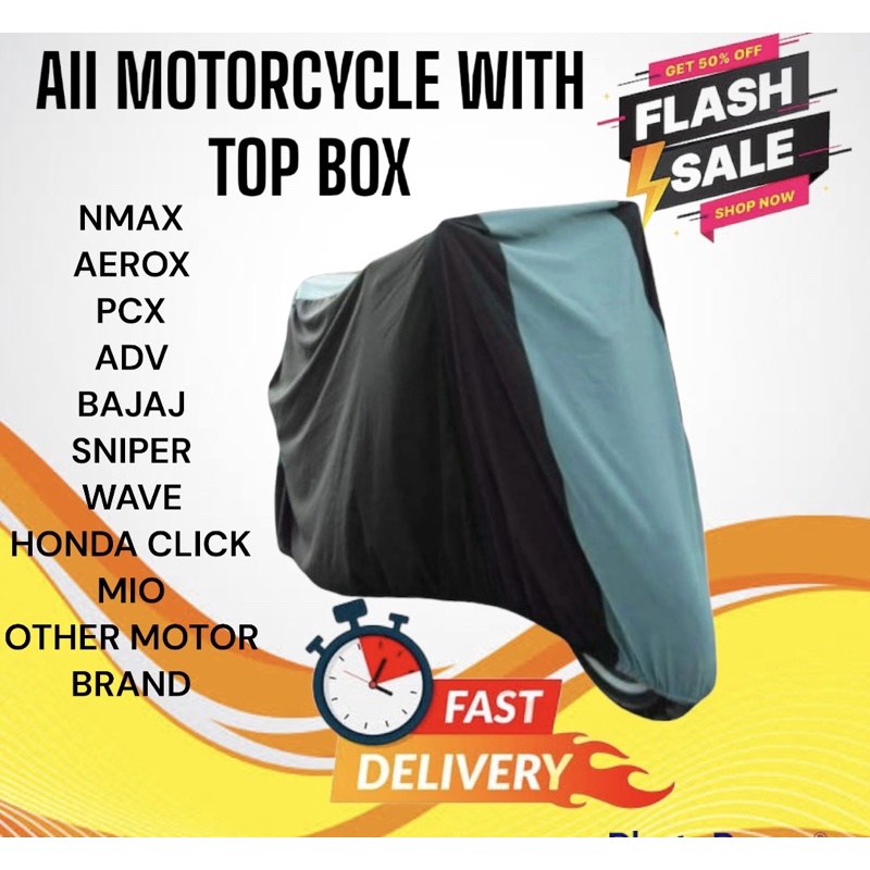 motorcycle cover water repellant for nmax-aerox-apv-tmx-honda wave ...