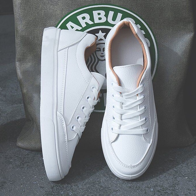 「KAEVE」 korean new simple white shoes for women casual sneakers for ...