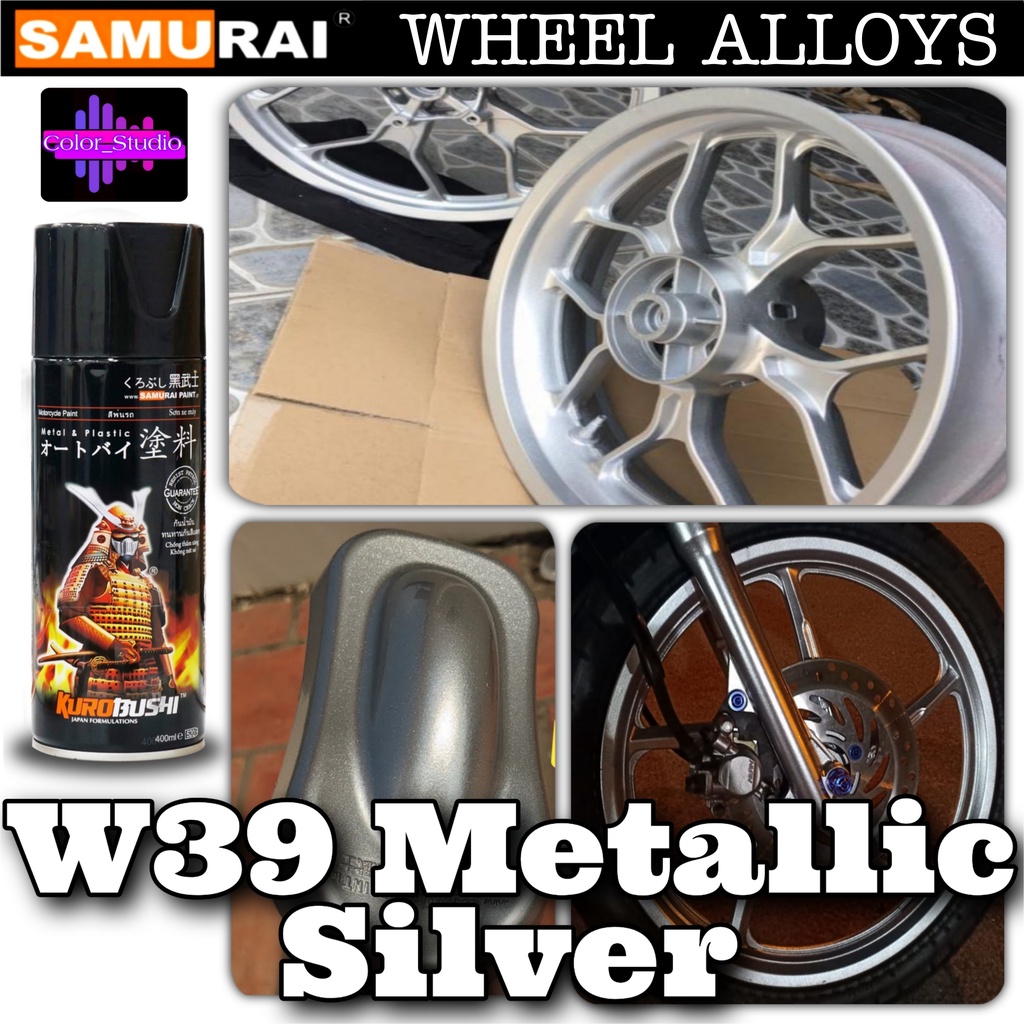 SAMURAI Spray Paint W39** Metallic Silver - Cash on Delivery - COD ...