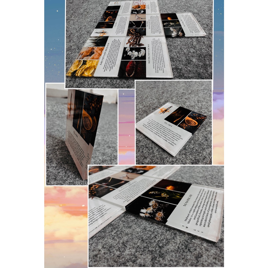 Product information board Advertising Acrylic Retail Shop Showcase ...