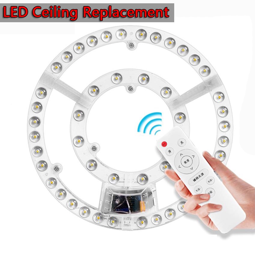 Led Ceiling Light Replacement Led Light Panel Dimmable Round Led Module ...