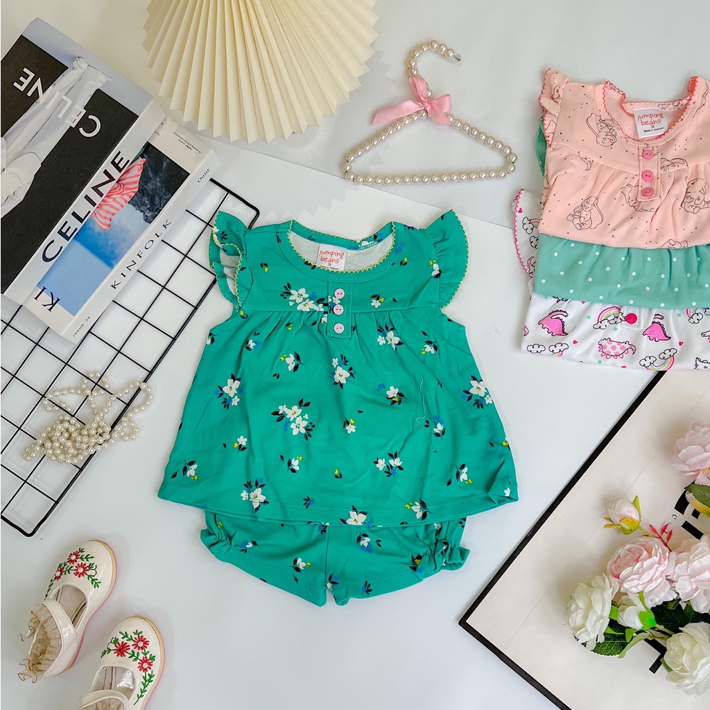 Jumping Beans Bloomer Set/Terno Shorts for Girls Size 3T to 7T (6mos ...