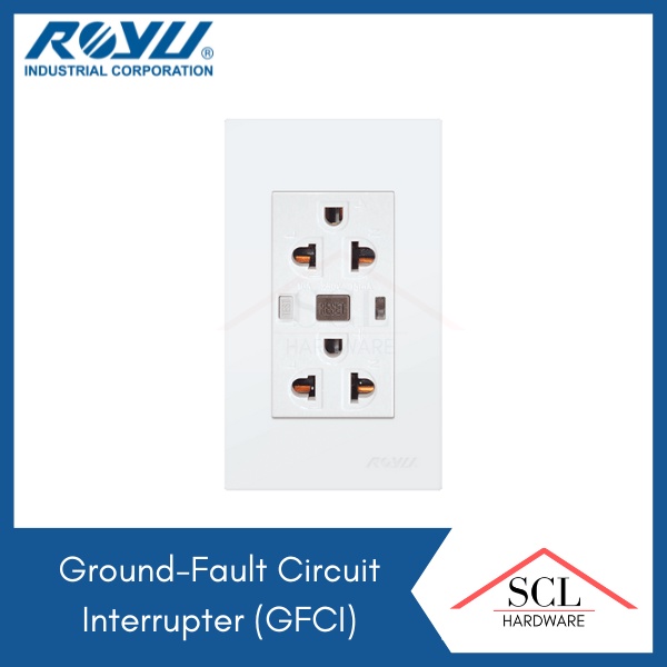 ROYU GFCI Wide Series Ground-Fault Circuit Interrupter | Shopee Philippines